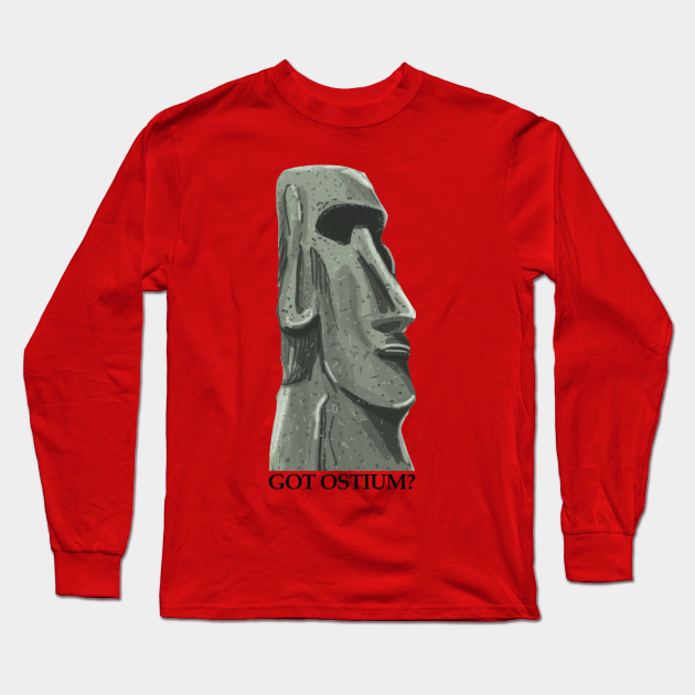 Get Your Moai on - Moai - Long Sleeve T-Shirt | TeePublic