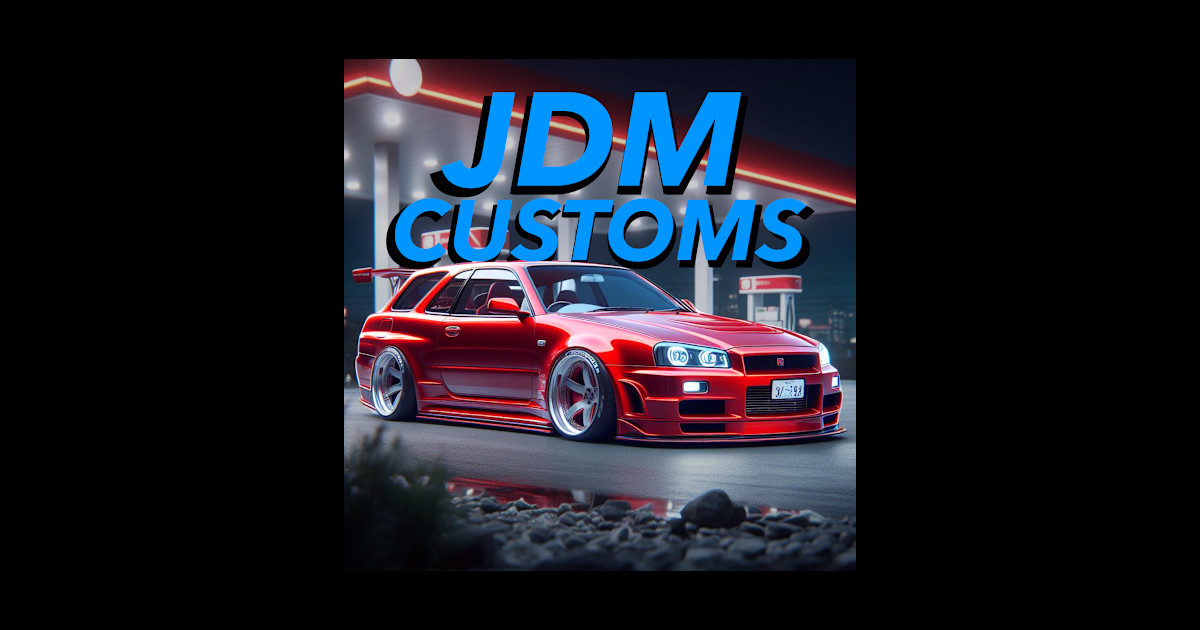 JDM Customs - Jdm Cars - Sticker | TeePublic