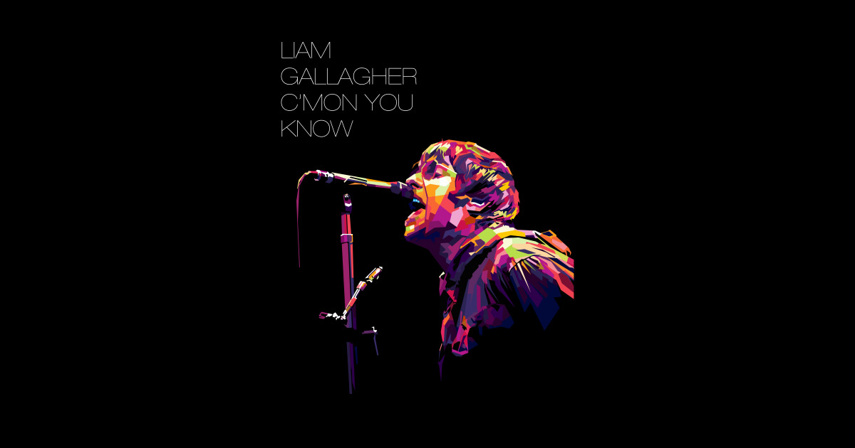 Liam Gallagher Knebworth 22 - Liam Gallagher - Sticker | TeePublic