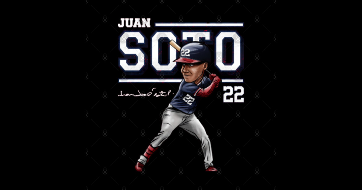 Juan Soto Washington Cartoon - Juan Soto - T-Shirt | TeePublic