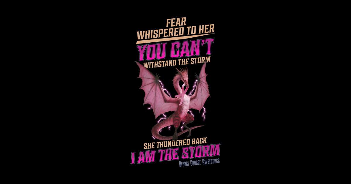 Breast Cancer Awareness Dragon - Breast Cancer Awareness - Posters and ...