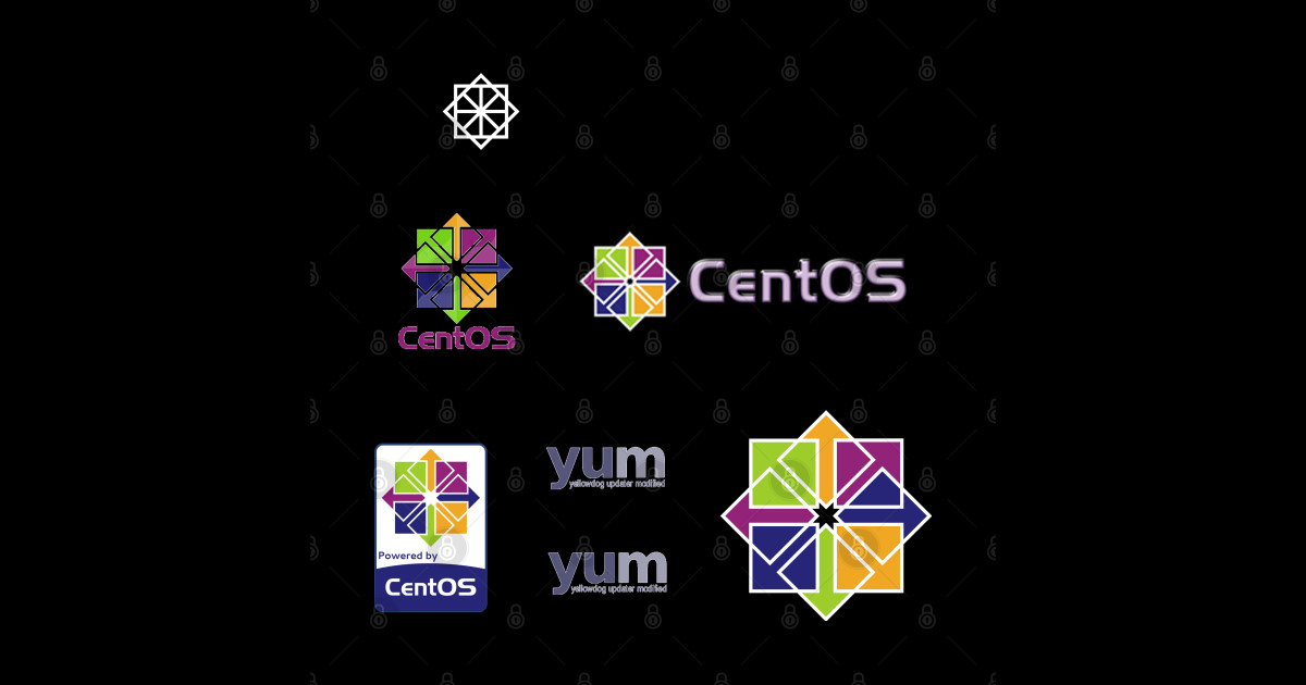 centos sticker set - Linux - Sticker | TeePublic