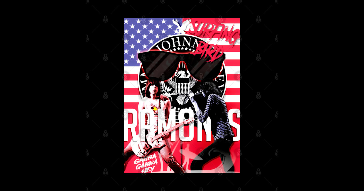 Ramones Iconic Anthems - Ramones - Sticker | TeePublic