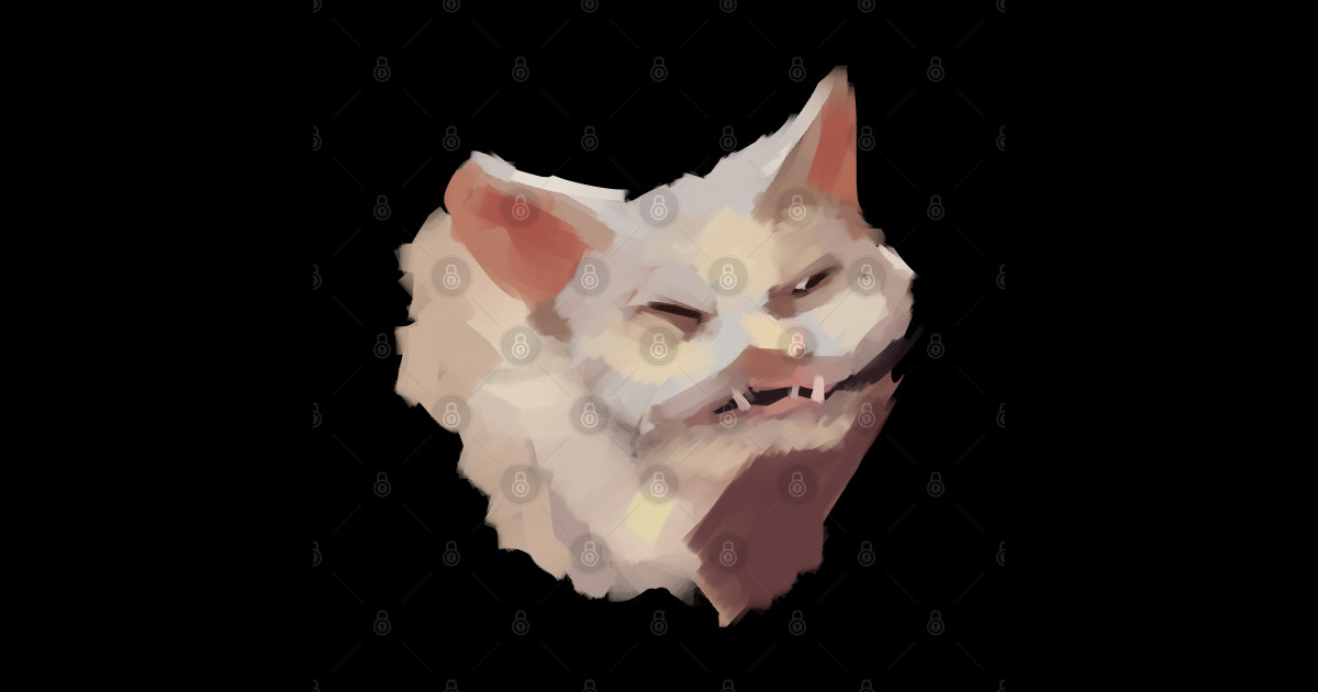 Hilarious cringing cat meme version.2 - Cats - Posters and Art Prints ...