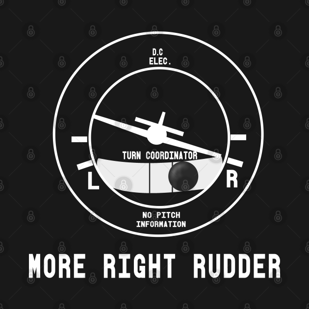 More Right Rudder CFI Flight Instructor Design - Pilot - T-Shirt ...