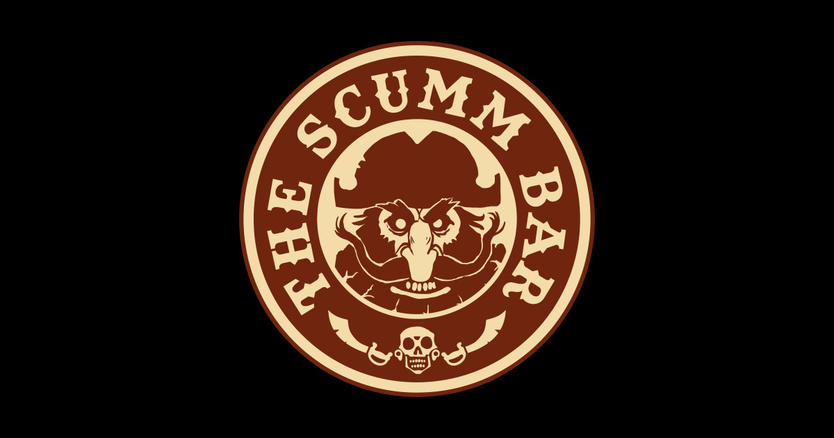 Scumm Bar Logo - Pirate - Sticker | TeePublic