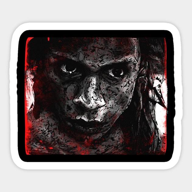 native american angry - Indian Native American - Sticker | TeePublic