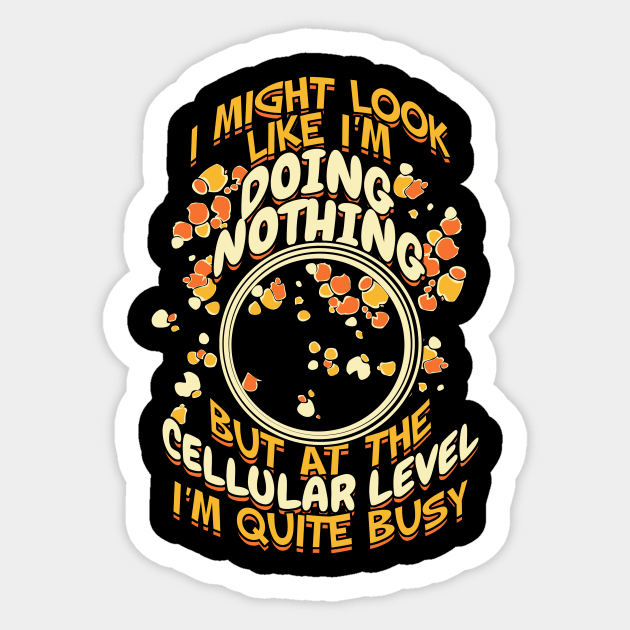 Microbiology Student Microbiologist Gift - Microbiology - Sticker ...