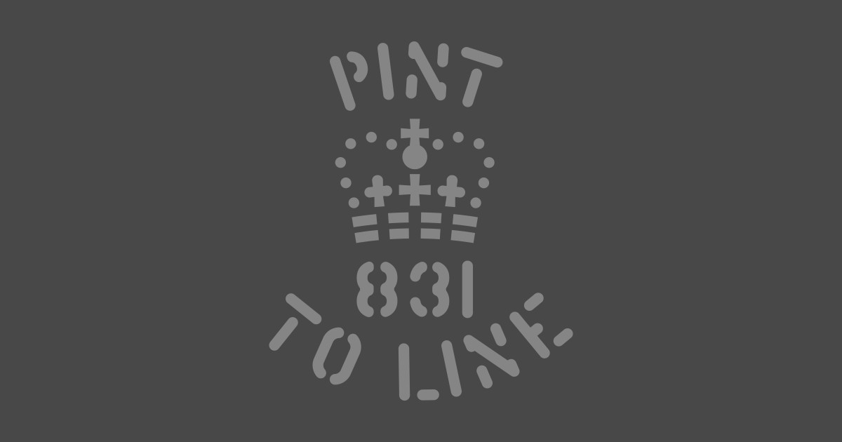 Pint Mark - Pint - T-Shirt | TeePublic