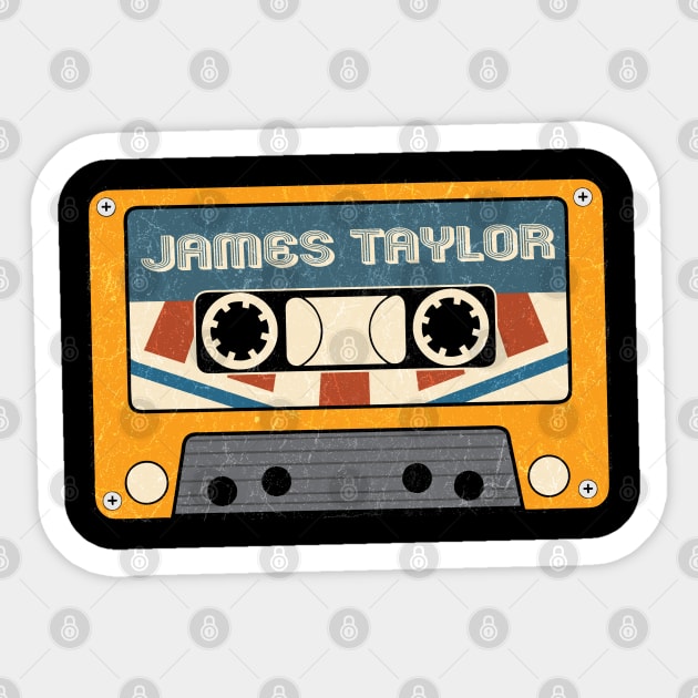 Cassette vintage james taylor - James Taylor - Sticker | TeePublic