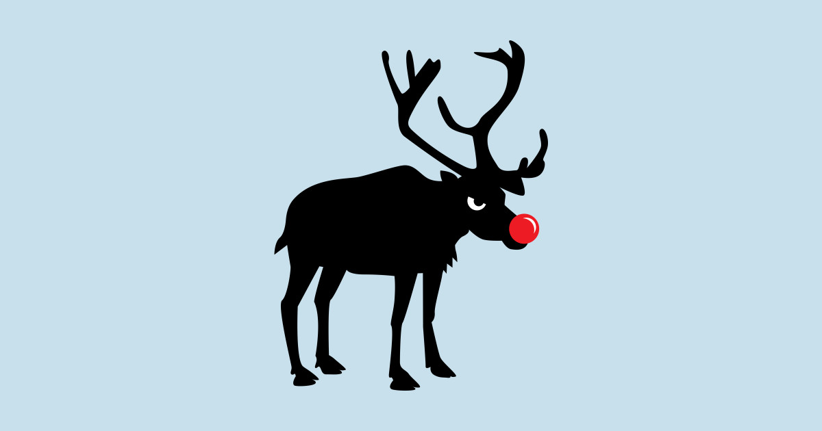 Angry Animals: Rudolph the red nosed Reindeer - Rudolph - T-Shirt ...