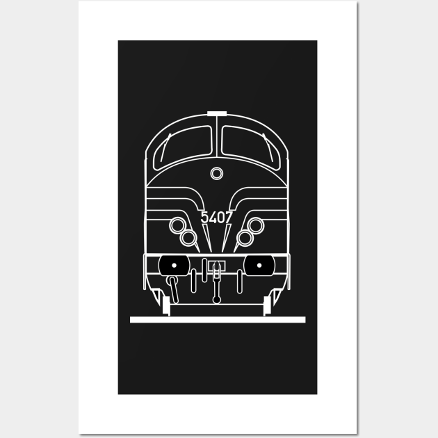 Belgian Diesel Loc - SNCB-NMBS railway - Locomotive - Posters and Art ...