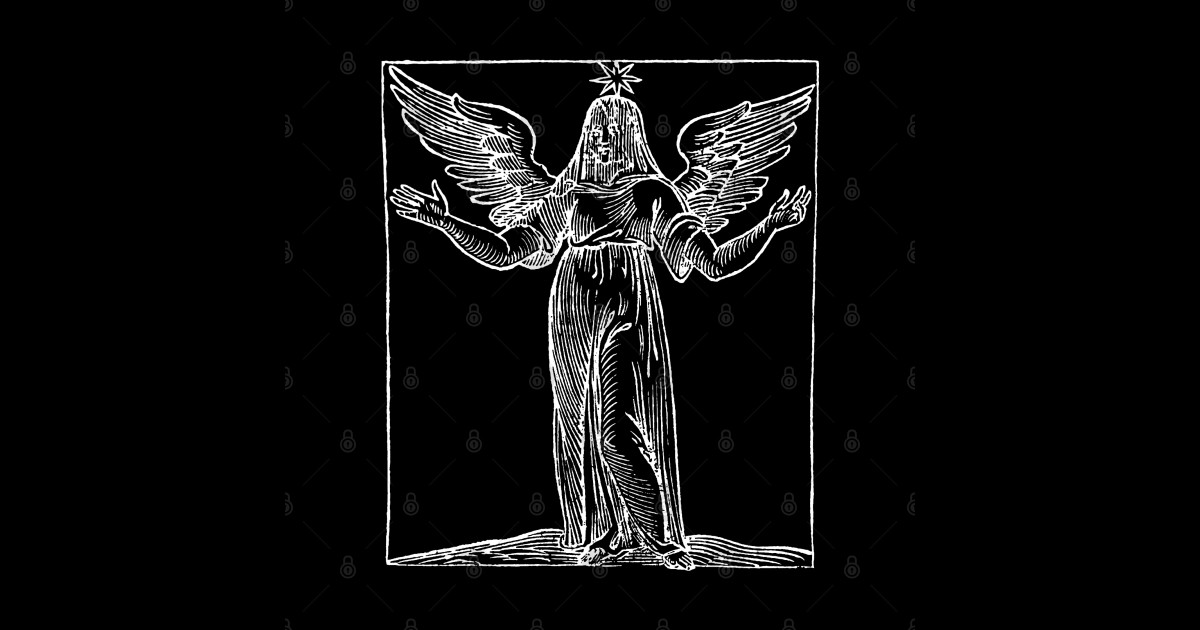The Veiled Angel - Angel - Sticker | TeePublic