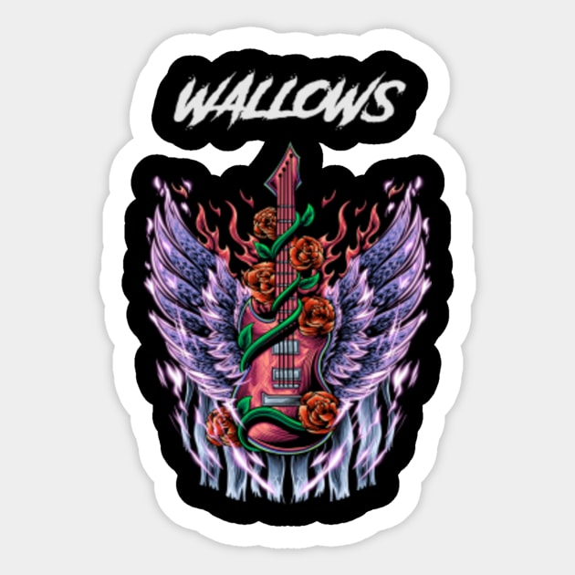 WALLOWS BAND FAN ART - Wallows Band Fan Art - Sticker | TeePublic