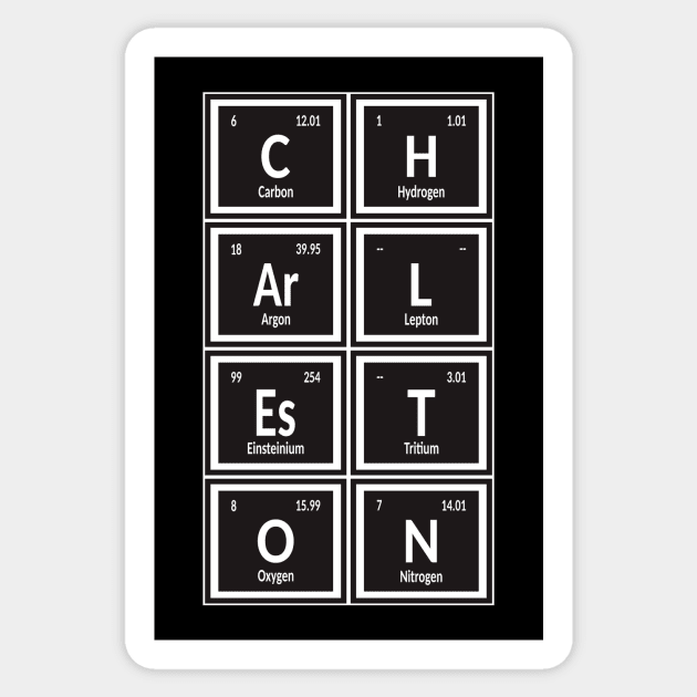Charleston City | Periodic Table - Charleston Periodic Table - Sticker ...