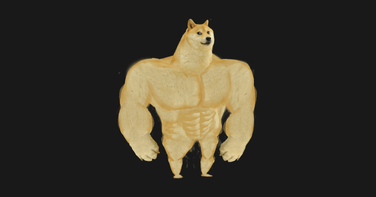 Swole Dog Meme - Swole Dog Meme - T-Shirt | TeePublic