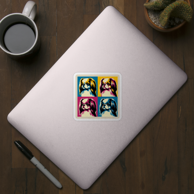 Japanese Chin Pop Art - Dog Lover Gifts - Japanese Chin - Sticker ...
