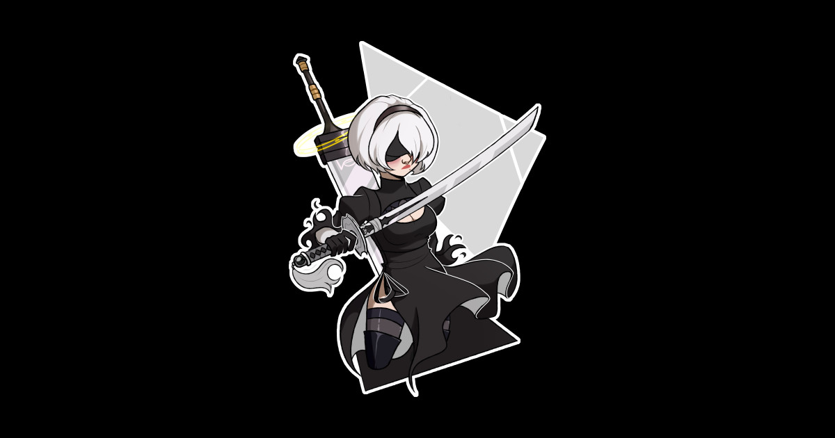 2B Nier Automata - Nier Automata - Sticker | TeePublic