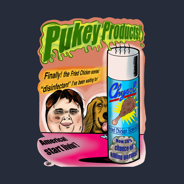 Pukey Products 1 "Chysol" - Lysol - T-Shirt | TeePublic