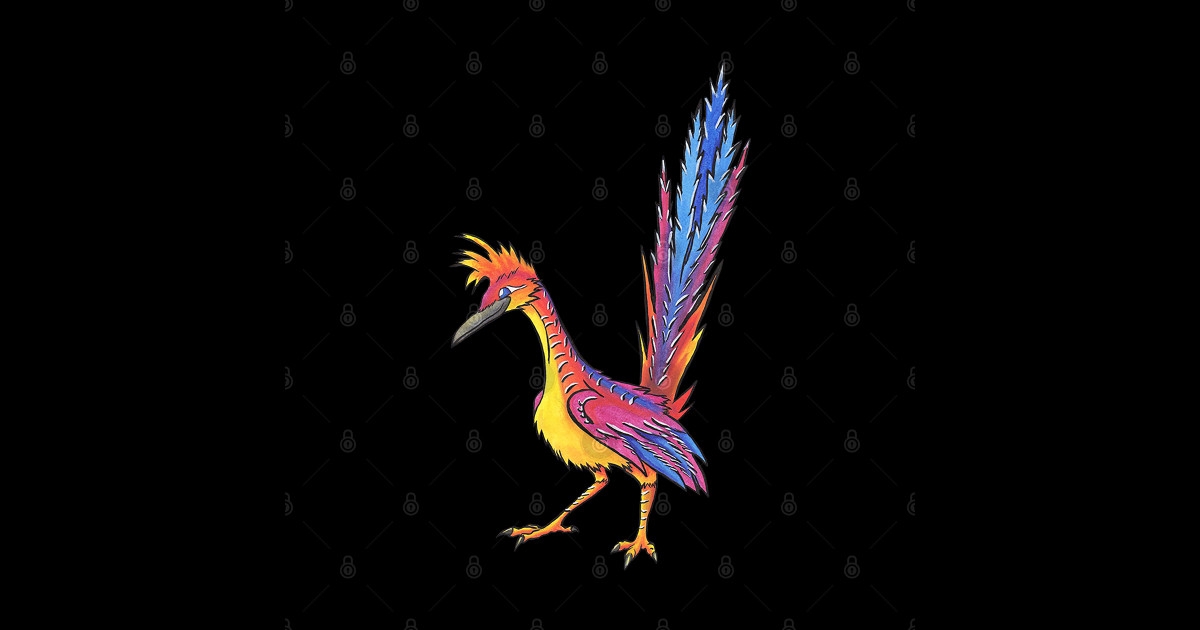 Colorful Roadrunner - Roadrunner - Sticker | TeePublic