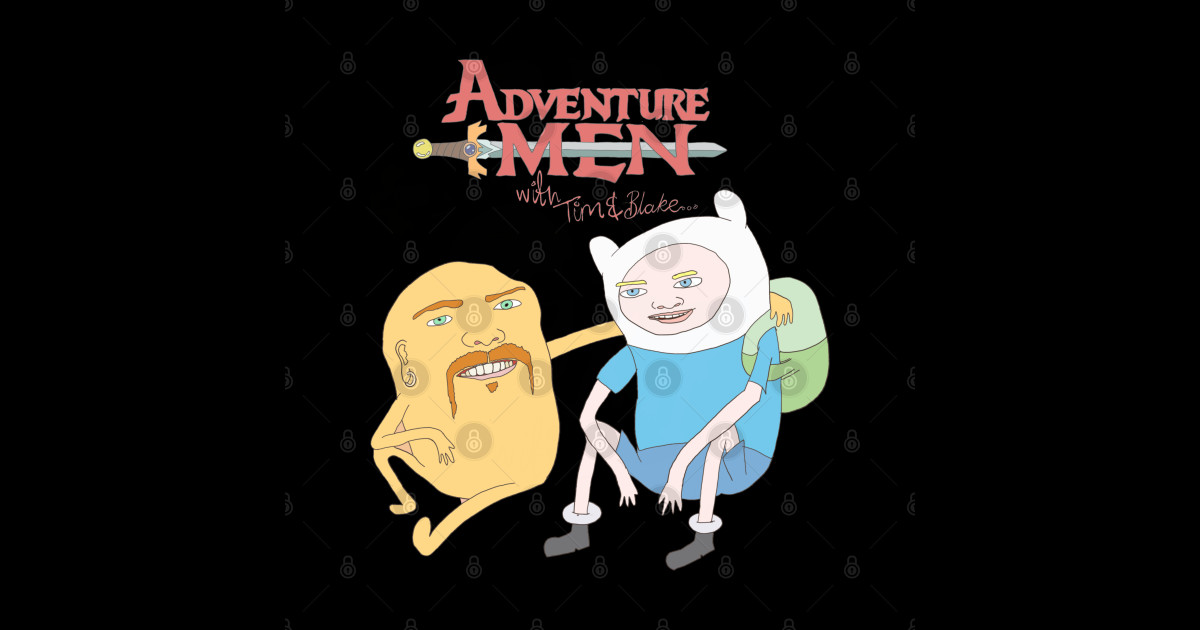Tim and Blake fro Adventure Men - Adventure Time Fan Art - Sticker ...