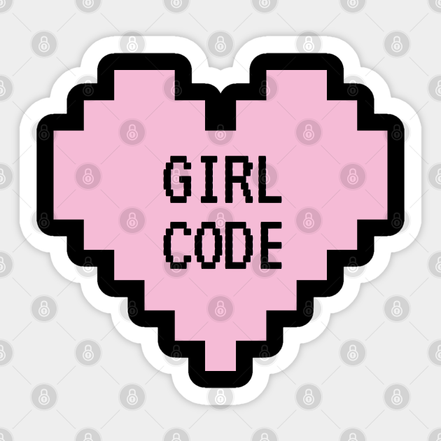 GIRL CODE - Code - Sticker | TeePublic