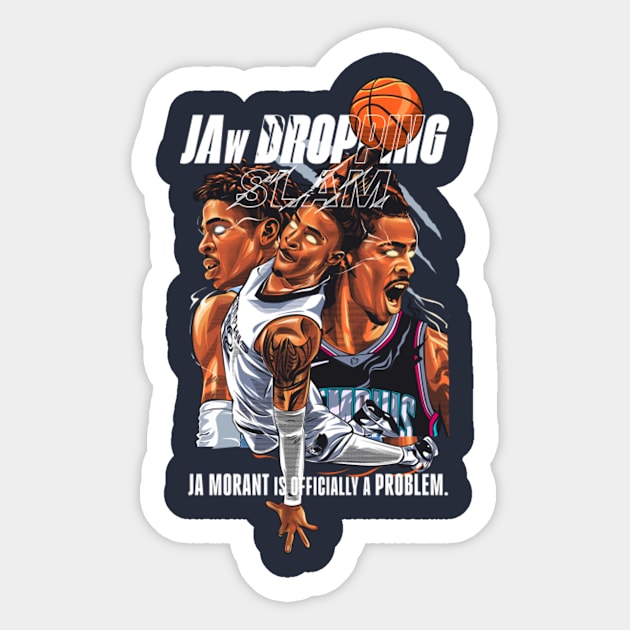 Ja Morant Vector Back - Ja Morant - Sticker | TeePublic