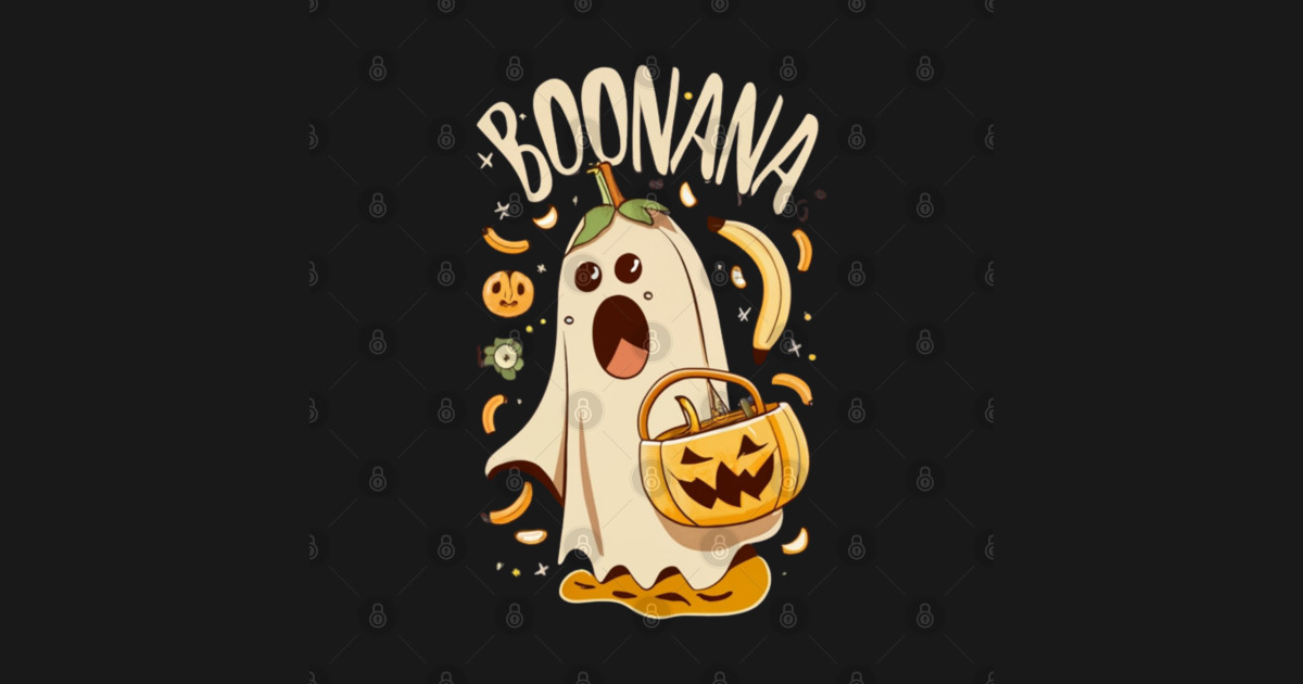 Boonana Cute Ghost Banana Halloween Costume Men Women Kids - Halloween ...