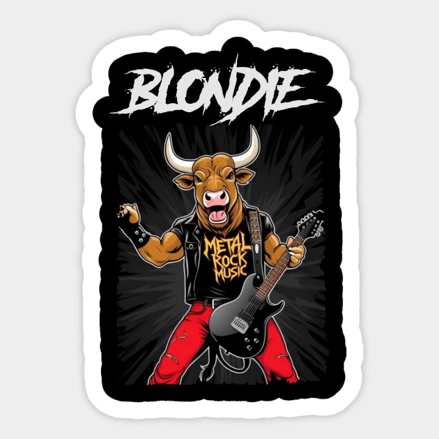 BLONDIE BAND FAN ART - Blondie Band Fan Art - Sticker | TeePublic