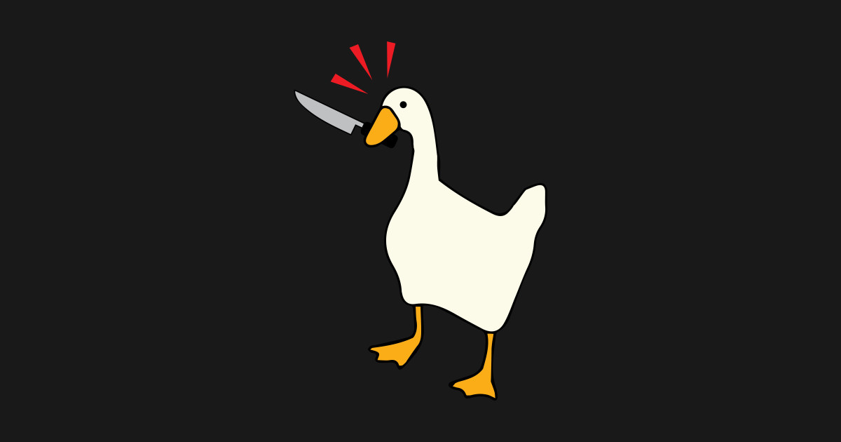Goose knife - Goose - T-Shirt | TeePublic