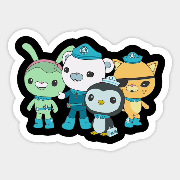 Octonauts - Captain Barnacles, Tweak, Peso, Kwazii - Octonauts ...