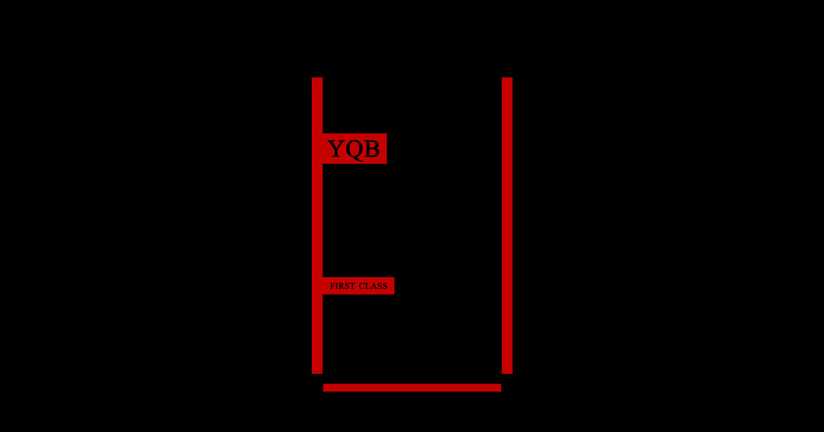 Quebec city flight ticket boarding pass polos - Quebec City - Sticker ...