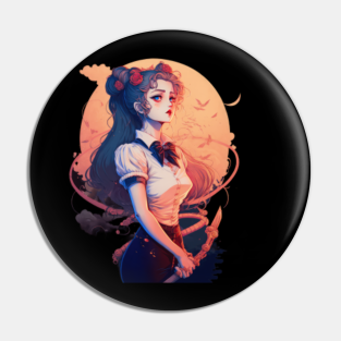 Waifu Anime Girl Aesthetic Lewd Pins and Buttons for Sale | TeePublic