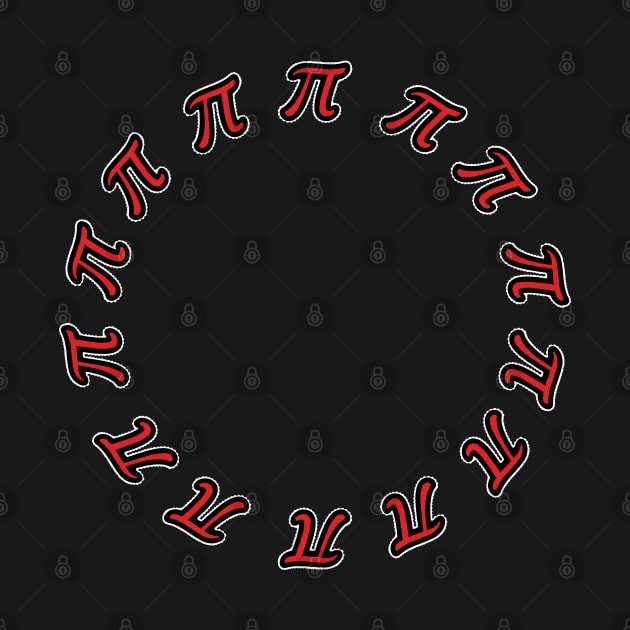 Pi Symbol Circle - Pi Humor - T-Shirt | TeePublic