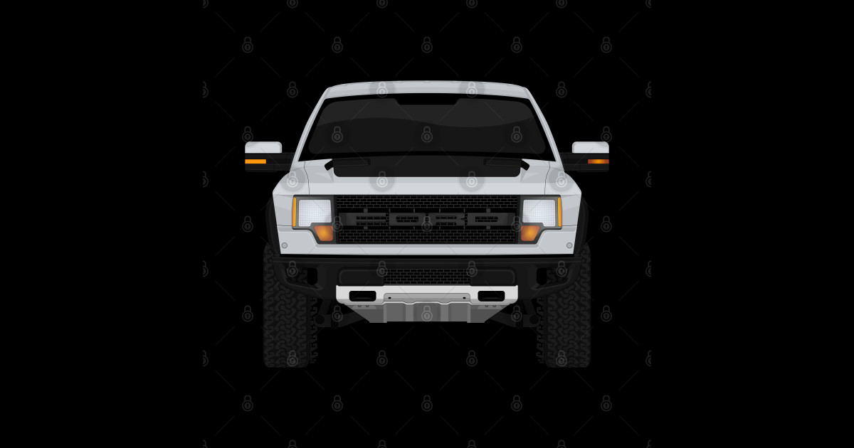 Raptor Ingot silver +hood decal - Ford Raptor Svt - Sticker | TeePublic