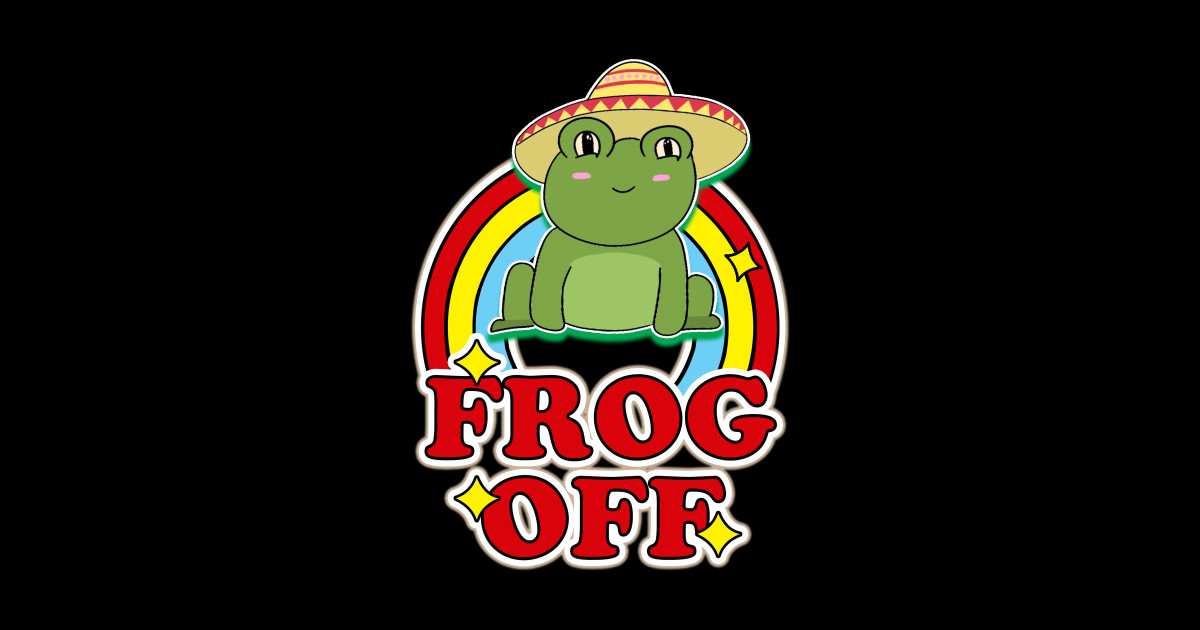 FROG OFF - Cute Animals - Sticker | TeePublic