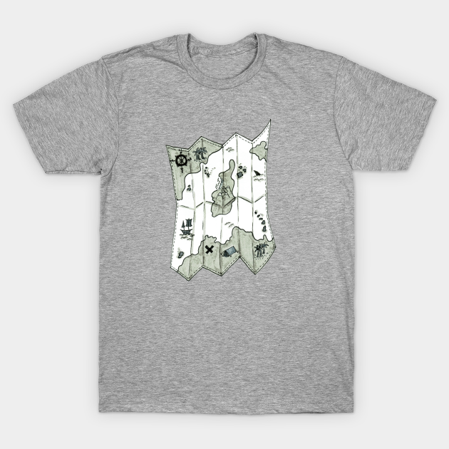 Treasure Map - Treasure Map - T-Shirt | TeePublic