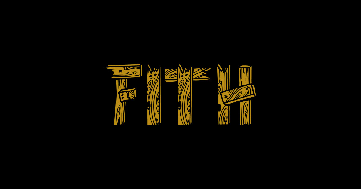 FITH Wooden Logo - Trending Vogue - Sticker | TeePublic