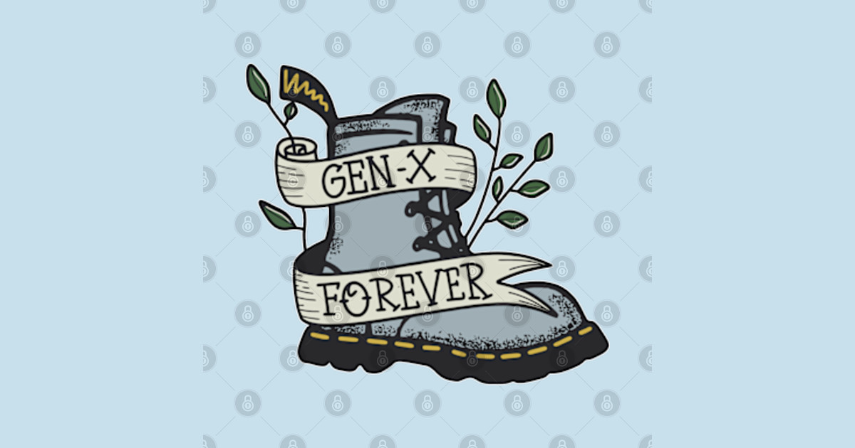 Gen X Forever - Gen Xers - T-Shirt | TeePublic