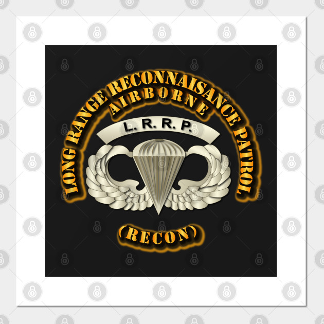Airborne Badge - LRRP - Veteran - Posters and Art Prints | TeePublic