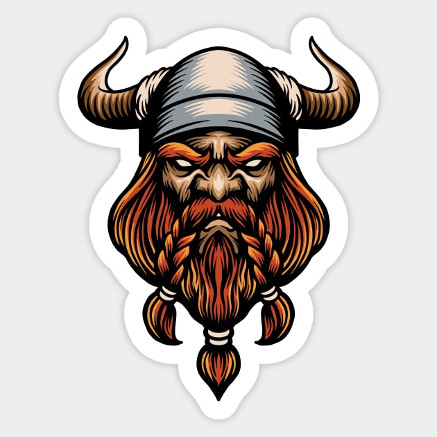 viking head vector