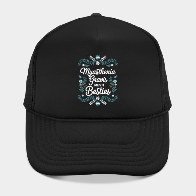 Myasthenia Gravis Mestie Besties Teal MG Awareness - Myasthenia Gravis ...
