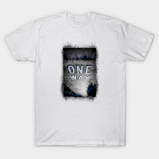 One Way - Black And White Photography - T-Shirt | TeePublic