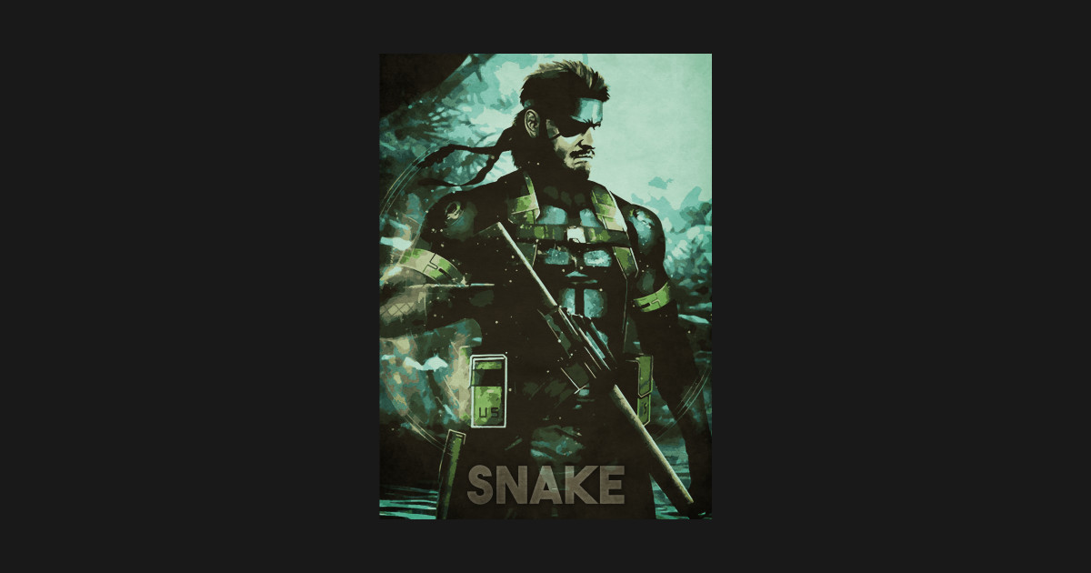 Snake - Solid Snake - T-Shirt | TeePublic