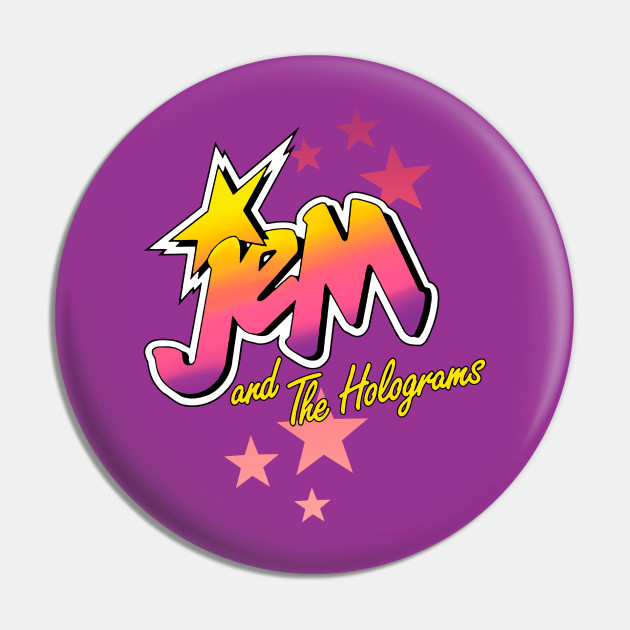 Jem and The holograms logo - Jem And The Holograms - Pin | TeePublic