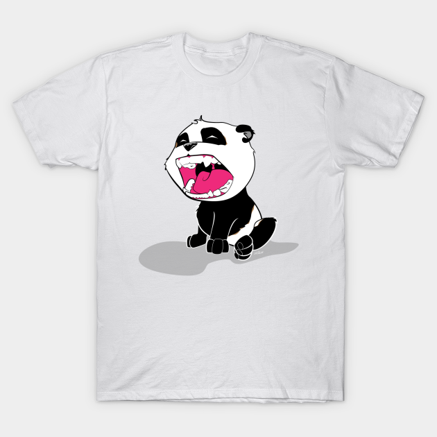 Screaming Panda Cub - Screaming - T-Shirt | TeePublic