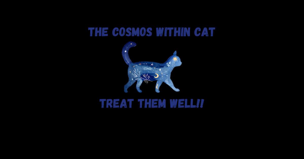 Cosmos Within Cat - Cosmos - Sticker | TeePublic