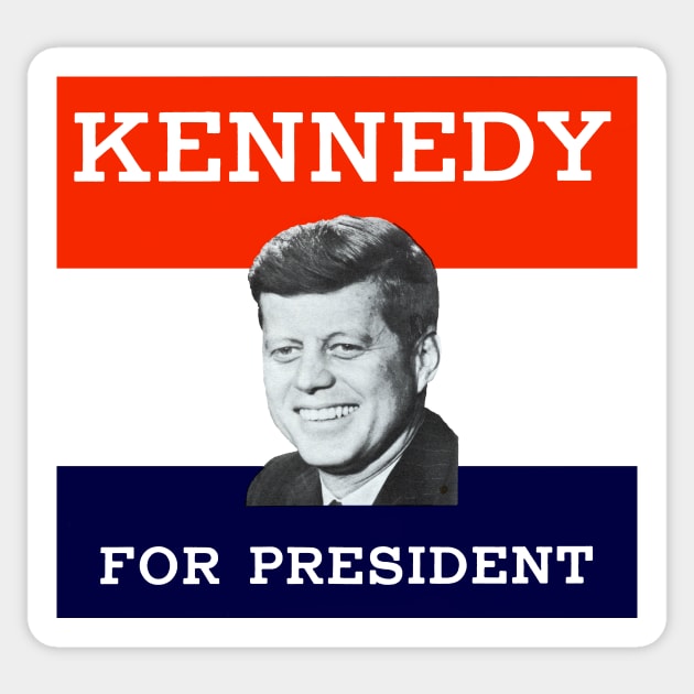 1960 Kennedy for President - Jfk - Sticker | TeePublic