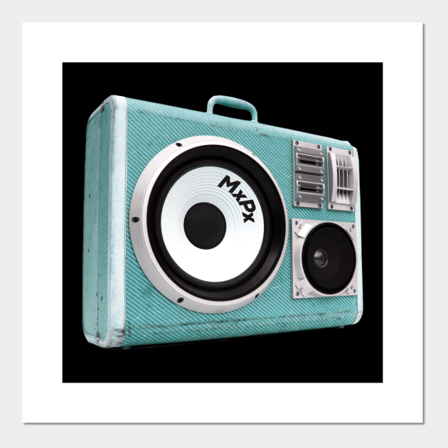 a radio with mxpx sticker - Mxpx - Posters and Art Prints | TeePublic