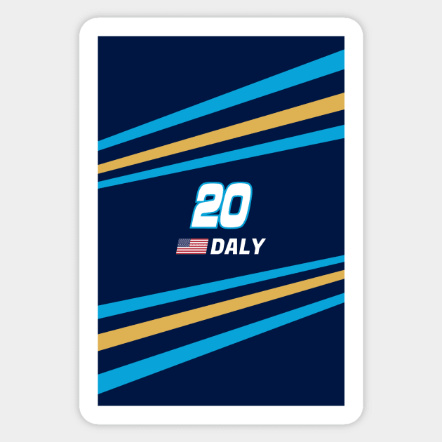 IndyCar 2022 - #20 Daly - Racing - Sticker | TeePublic